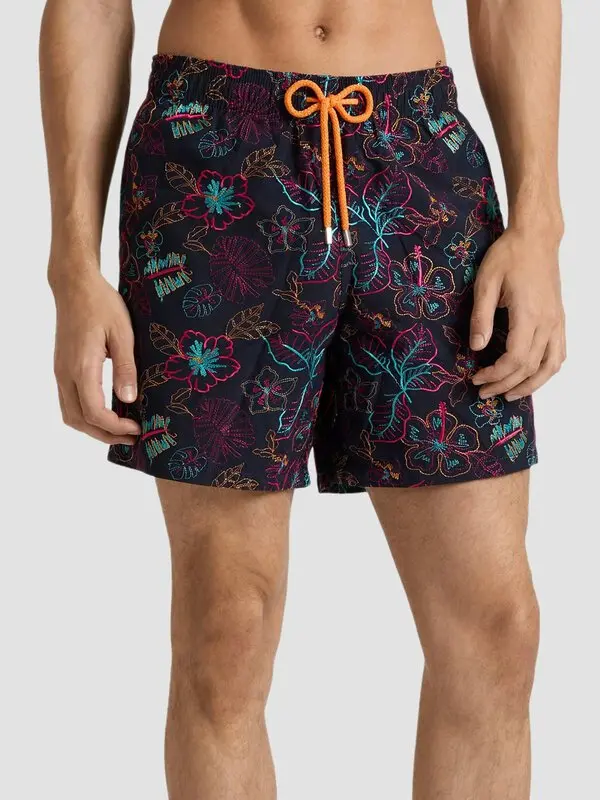 Vilebrequin Mistral Embroidered Swim Trunks