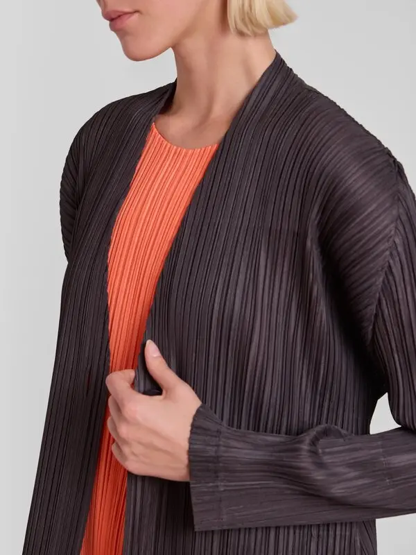 Issey Miyake Pleats Single-button Jacket
