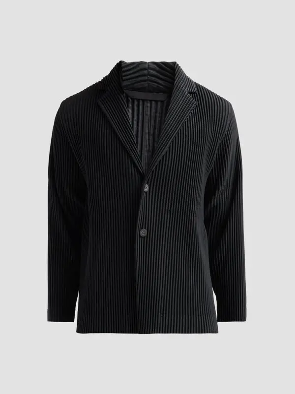 Issey Miyake Pleated Knit Blazer
