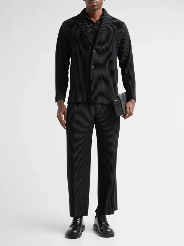 Issey Miyake Pleated Knit Blazer
