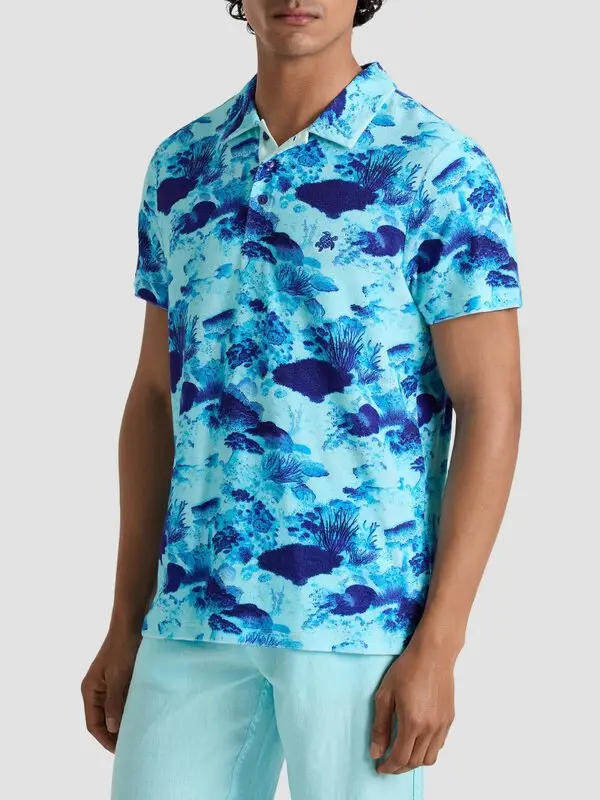 Vilebrequin Coral Reef Terry Polo Shirt