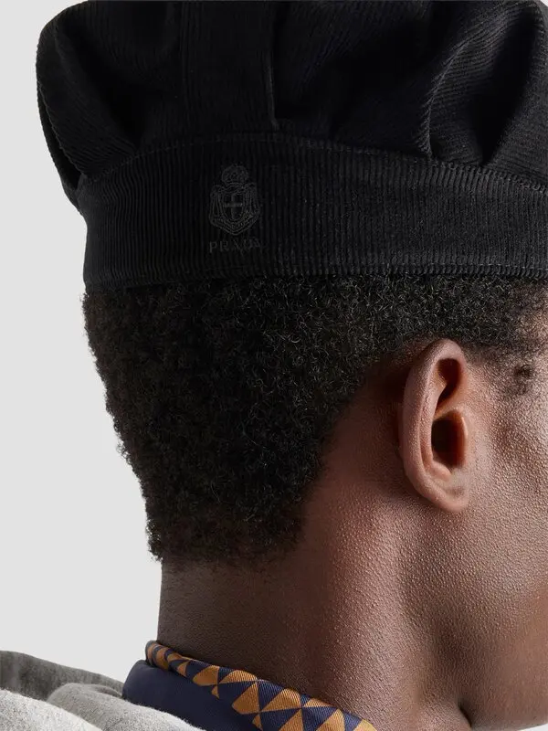 Prada Corduroy Cap