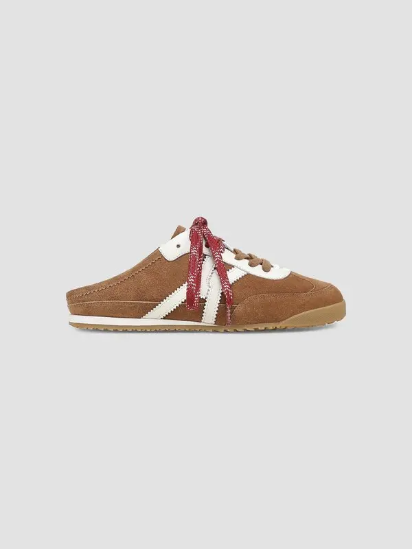 Veronica Beard Nicoline Suede-blend Low-top Sneakers