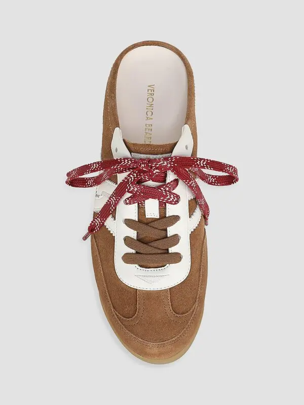 Veronica Beard Nicoline Suede-blend Low-top Sneakers