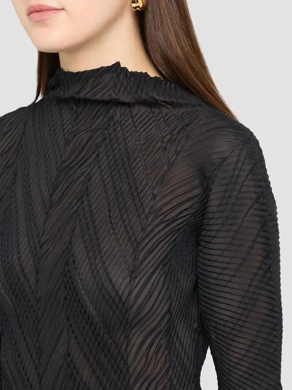 Issey Miyake Zigzag Pleats Shirt