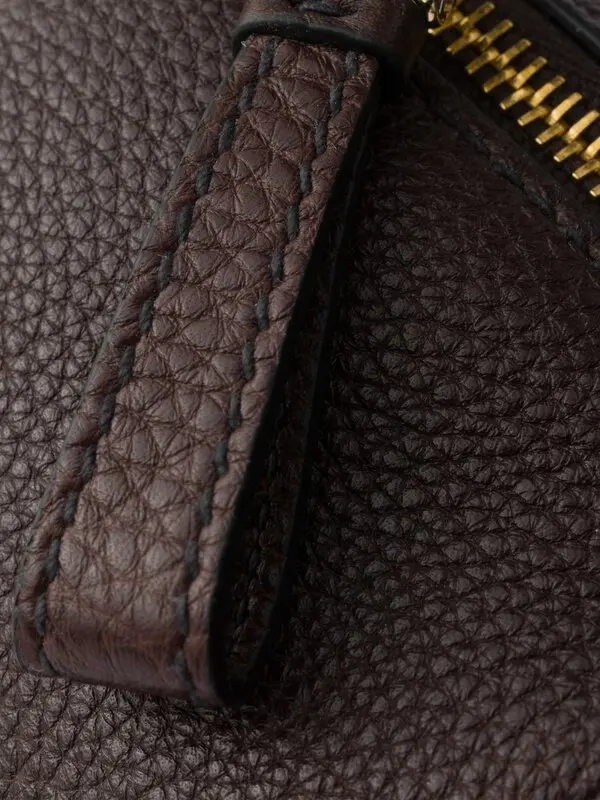 Prada Small Leather Top Handle Bag - Brown
