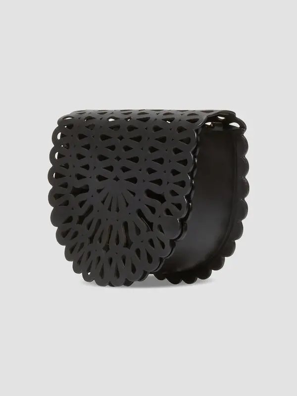 Simkhai Mccall Laser-cut Leather Saddle Bag