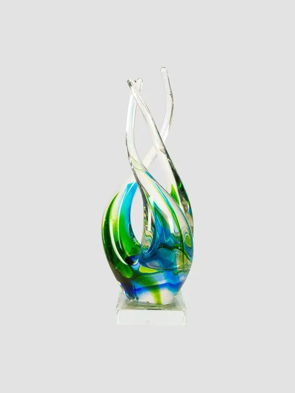 DALE TIFFANY Coastal Harmony Handcrafted Art Glass Sculpture