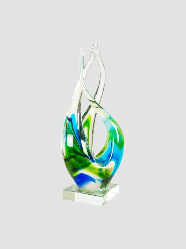 DALE TIFFANY Coastal Harmony Handcrafted Art Glass Sculpture