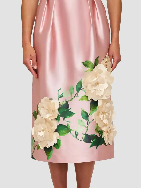 KAY UNGER Briella Floral Midi-dress