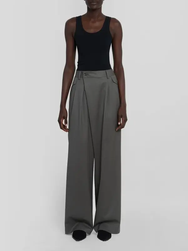 Issey Miyake Lustrous Wool Pants