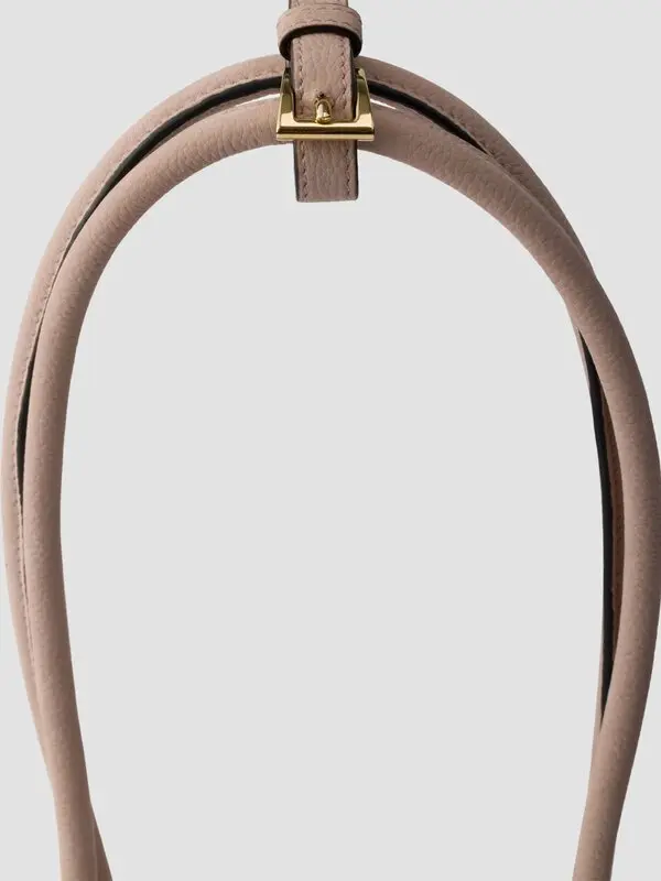 Prada Bonnie Medium Nubuck Leather Handbag - Pink