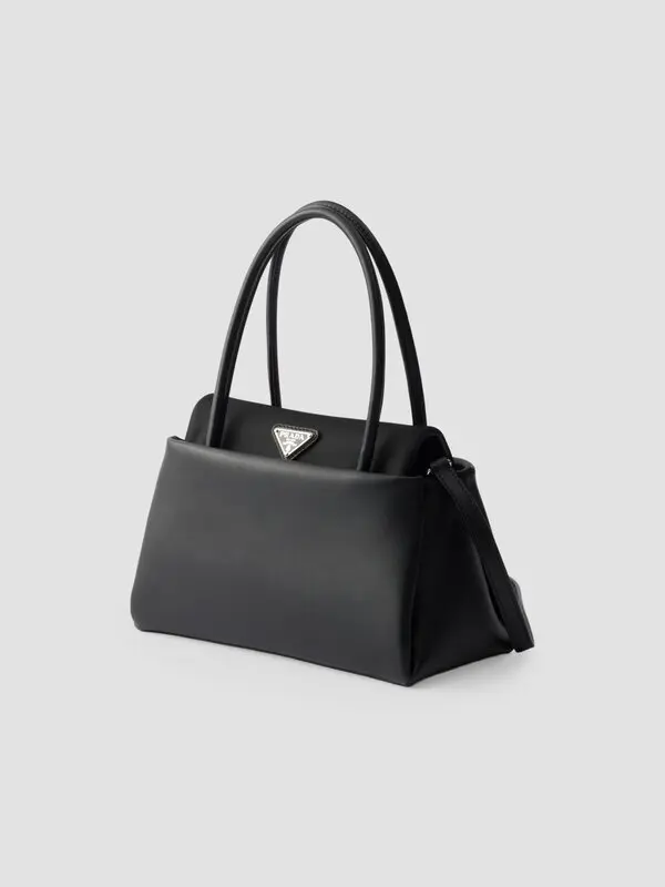Prada Passage Small Leather Top Handle Bag