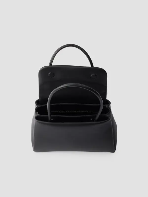 Prada Passage Small Leather Top Handle Bag