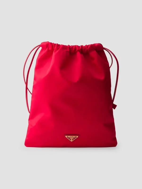 Prada Wish Re-nylon Pouch - Red