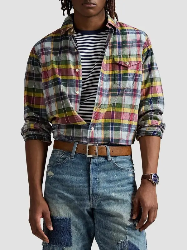 Polo Ralph Lauren Classic Fit Madras Plaid Shirt