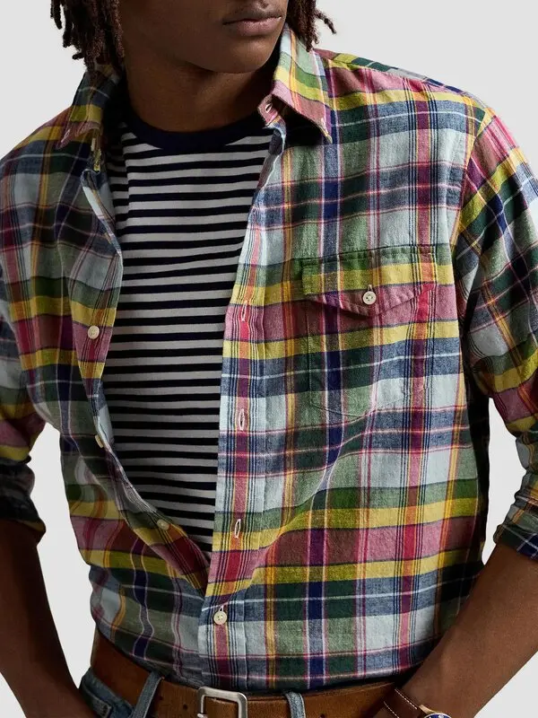 Polo Ralph Lauren Classic Fit Madras Plaid Shirt