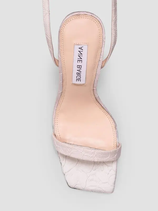 ANNE BARGE Ella Jacquard Wedge Sandals