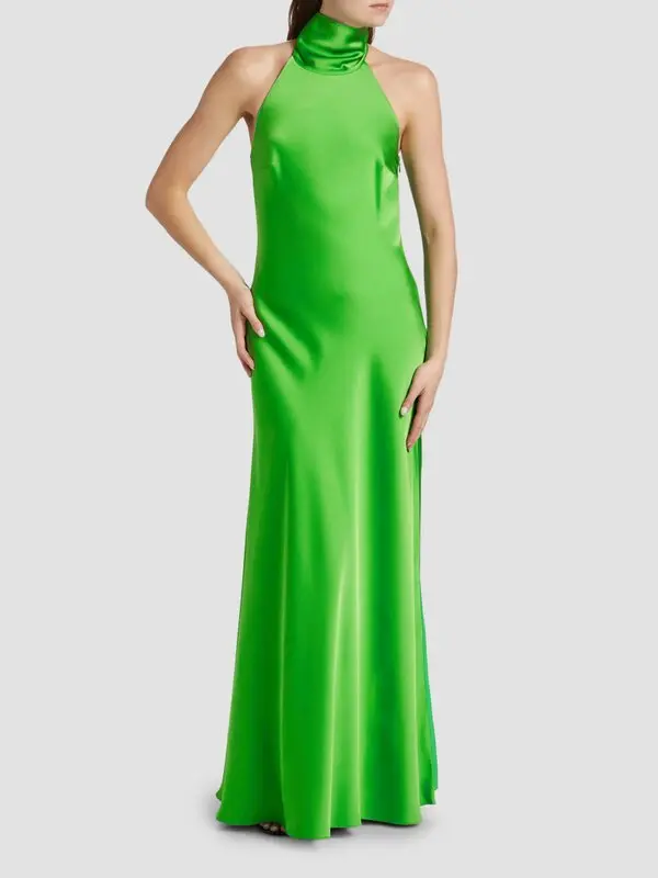 AS IT MAY Isabelle Satin Gown