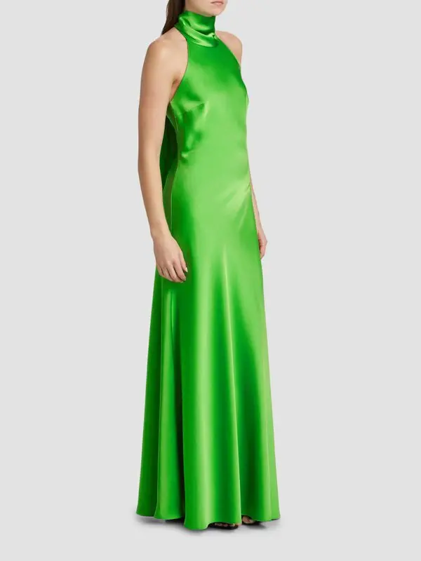 AS IT MAY Isabelle Satin Gown
