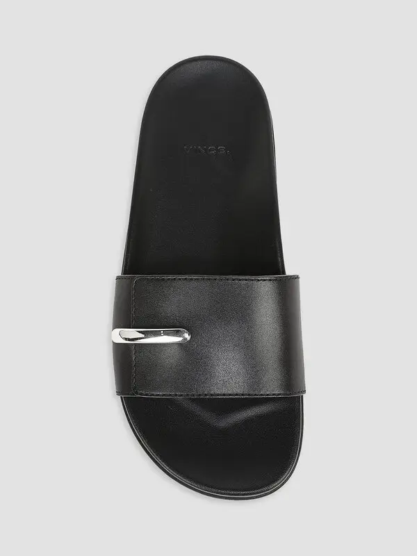 Vince Sadie Leather Slide Sandals