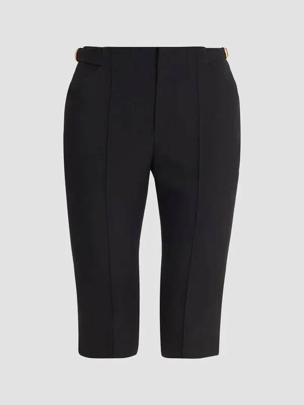 Chloé Seamed Wool Capri Trousers