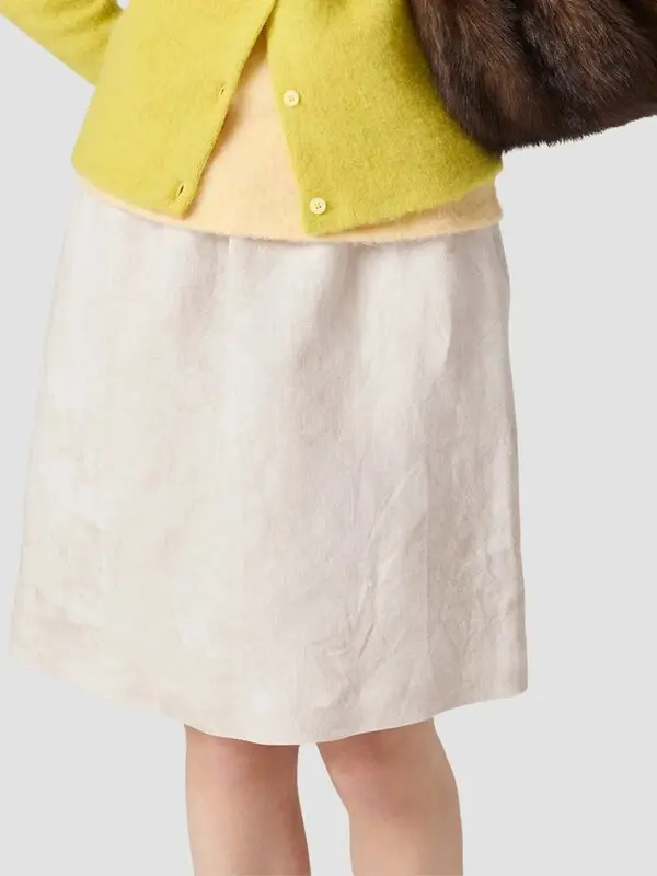 Miu Miu Linen Skirt