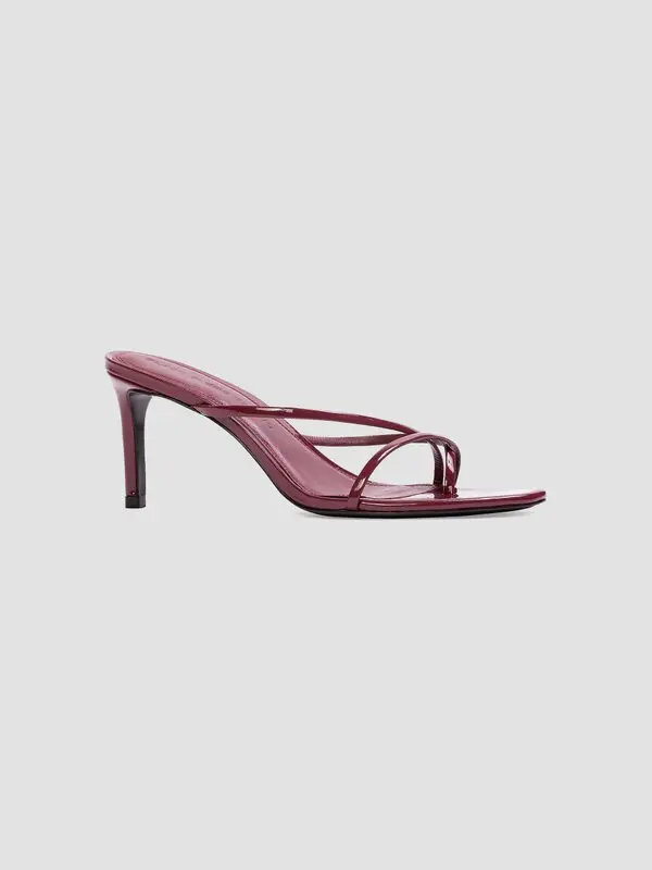 BLACK SUEDE STUDIO Carla 65mm Patent Leather Sandals - Ruby Patent Leather