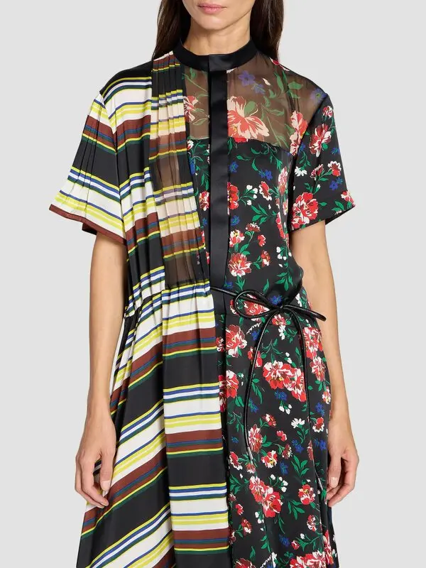 Sacai Pattern Mix Shirtdress