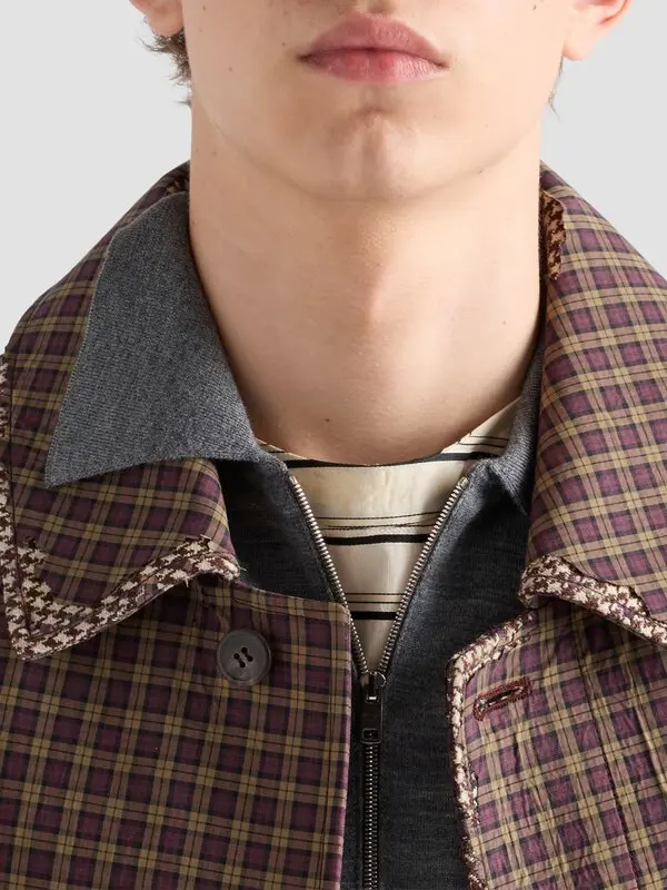 Prada Superfine Wool Polo Shirt - Grey