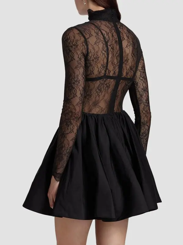 Bcbgmaxazria Stretch Lace Bubble Minidress