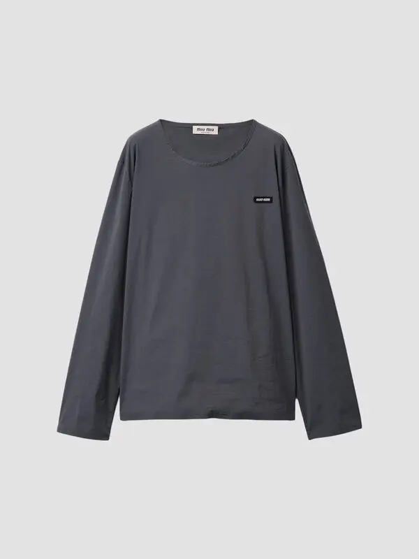 Miu Miu Stretch Poplin Top