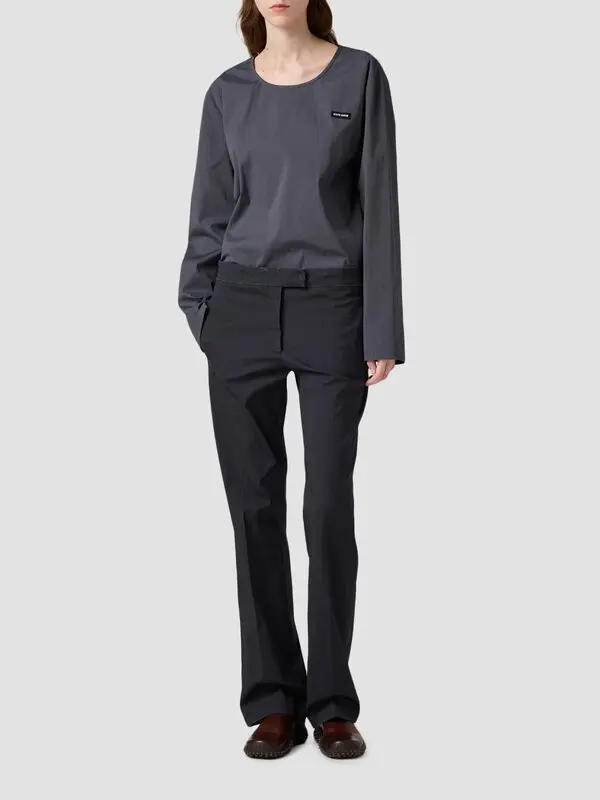 Miu Miu Stretch Poplin Top