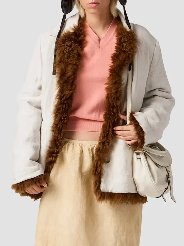 Miu Miu V-neck Wool Cardigan - Pink