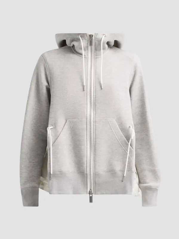 Sacai Sponge Sweat Nylon Twill Hoodie