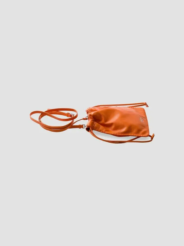 Prada Nappa Leather Smartphone Pouch - Orange