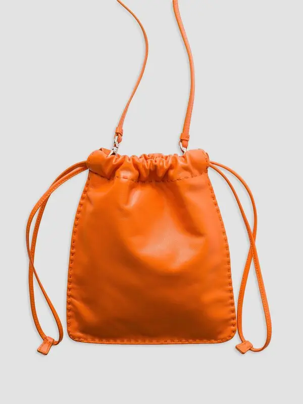 Prada Nappa Leather Smartphone Pouch - Orange