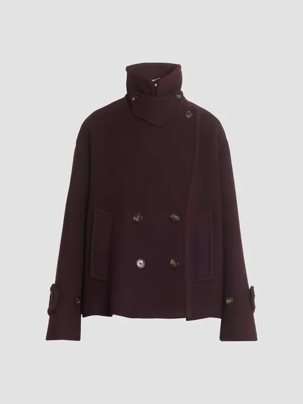 Chloé Double-breasted Wool-blend Coat