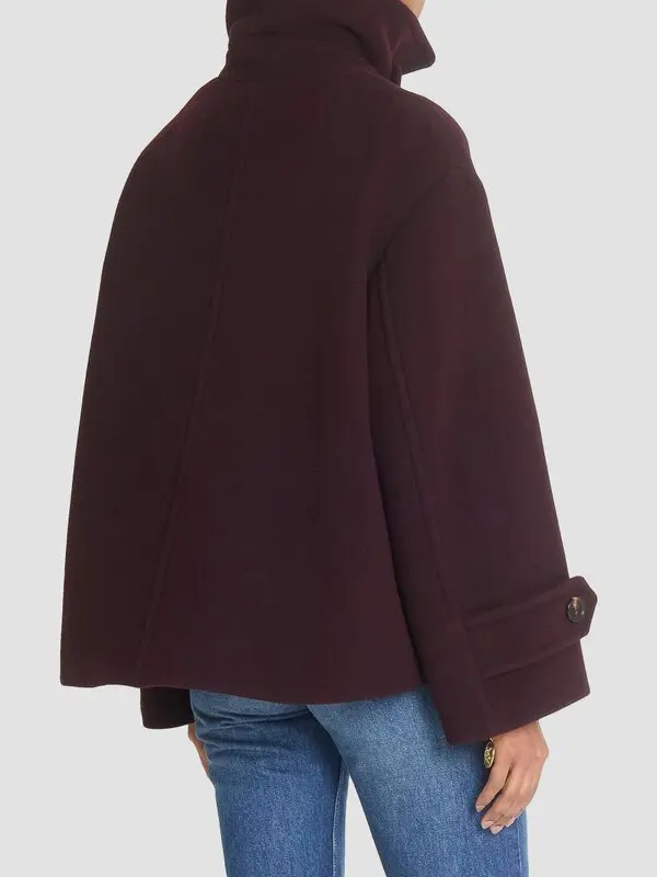 Chloé Double-breasted Wool-blend Coat