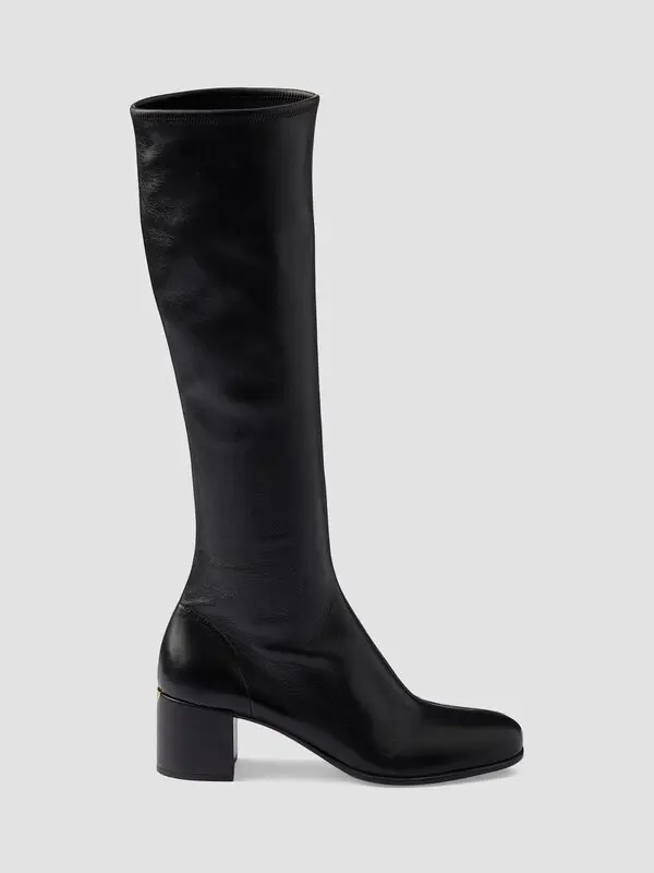 Prada Stretch Nappa Leather Boots - Black