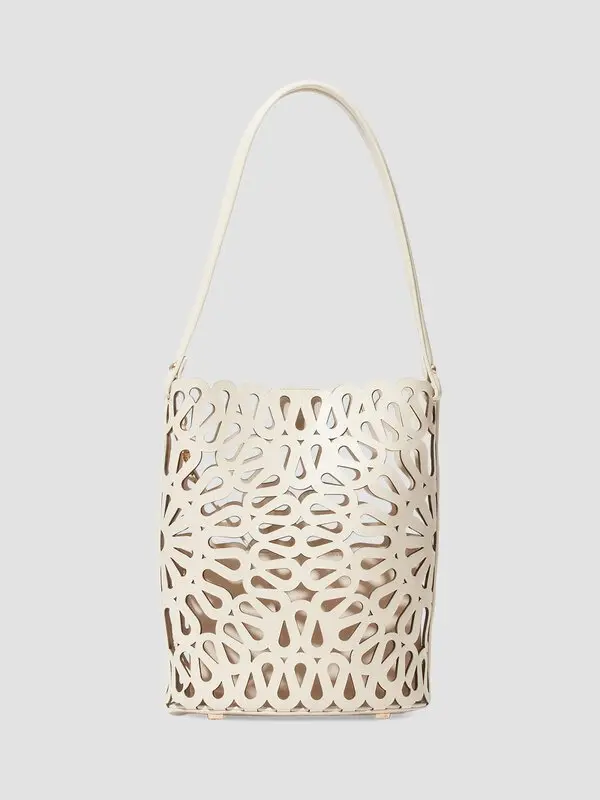 Simkhai Mccall Laser-cut Leather Bucket Bag
