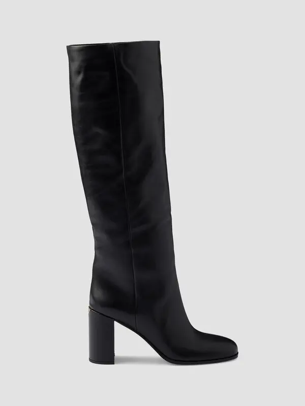 Prada Leather Boots - Black