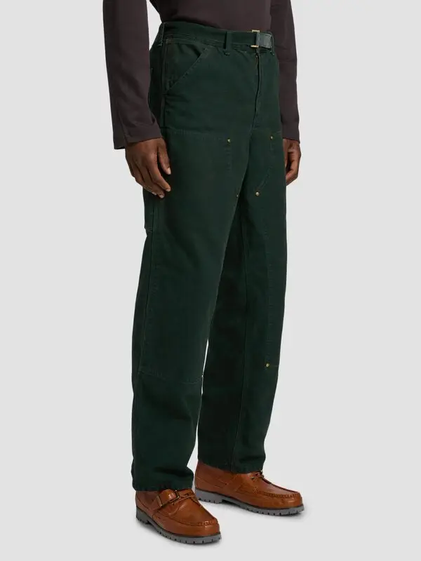 Sacai X Carhartt Wip Duck Cotton Double-knee Pants