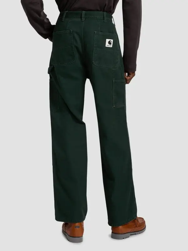 Sacai X Carhartt Wip Duck Cotton Double-knee Pants