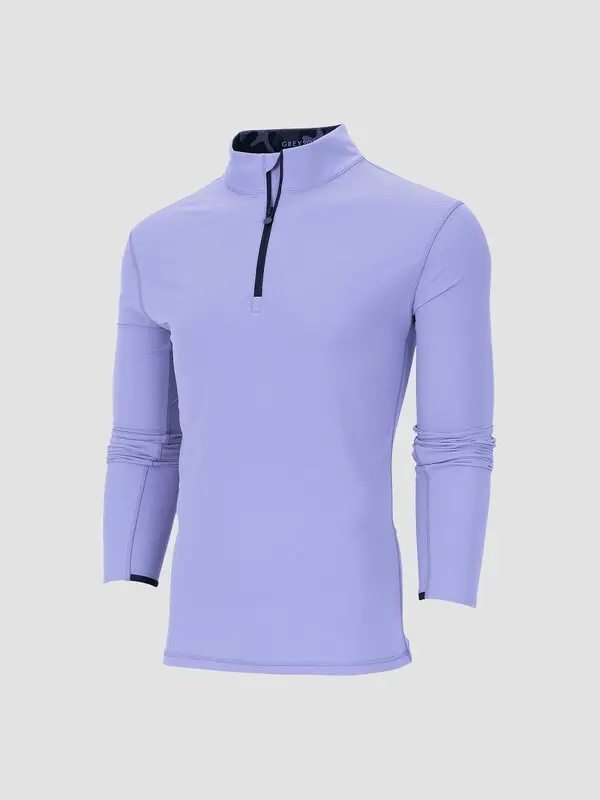 Greyson Tate Stretch-nylon Quarter-zip Sweatshirt