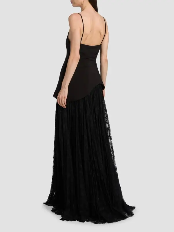 AMUR Leighton Pleated Gown