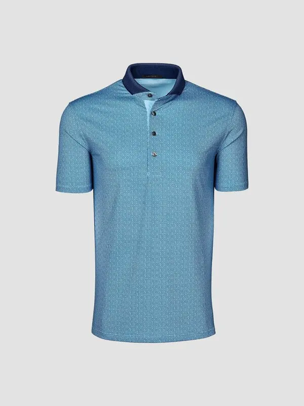 Greyson Pathfinder Deco Print Polo Shirt