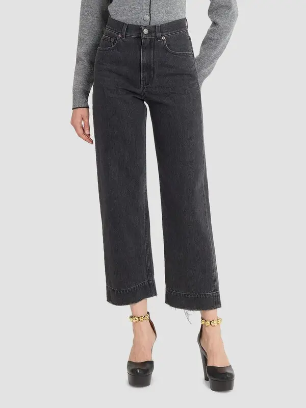 Chloé High-rise Straight-leg Crop Jeans