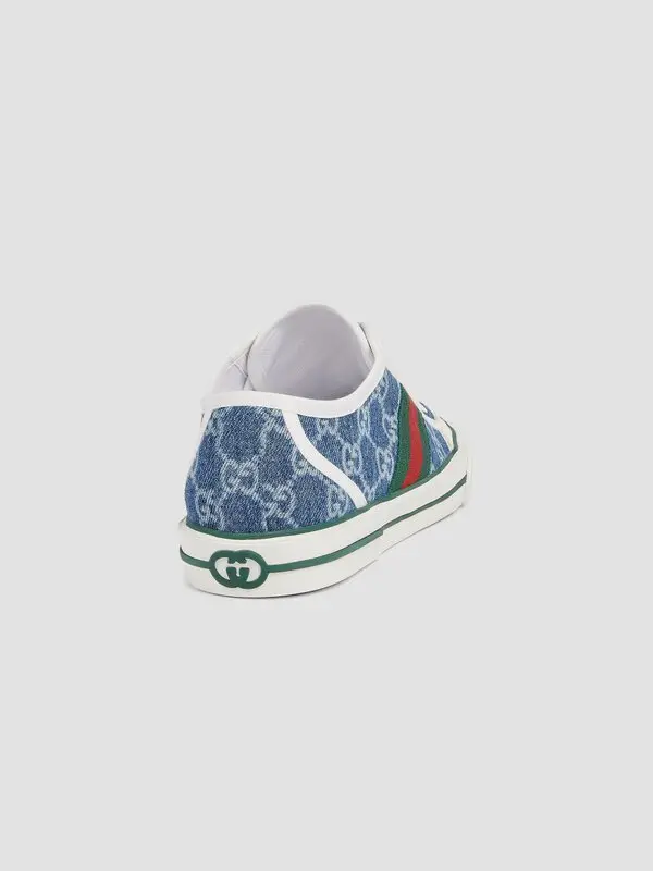 Gucci Tennis 1977 Denim Low-top Sneakers - Medium Blue