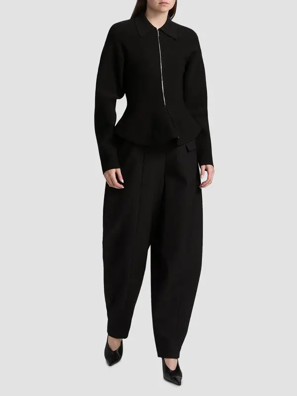 ET OCHS Daphne Knit Zip-front Jacket
